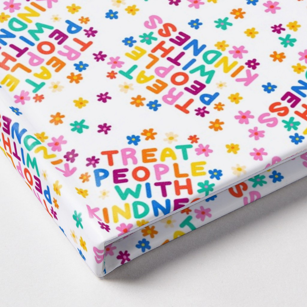 Treat People With Kindness - Groovy Florals - Bright Journal | Shutterfly