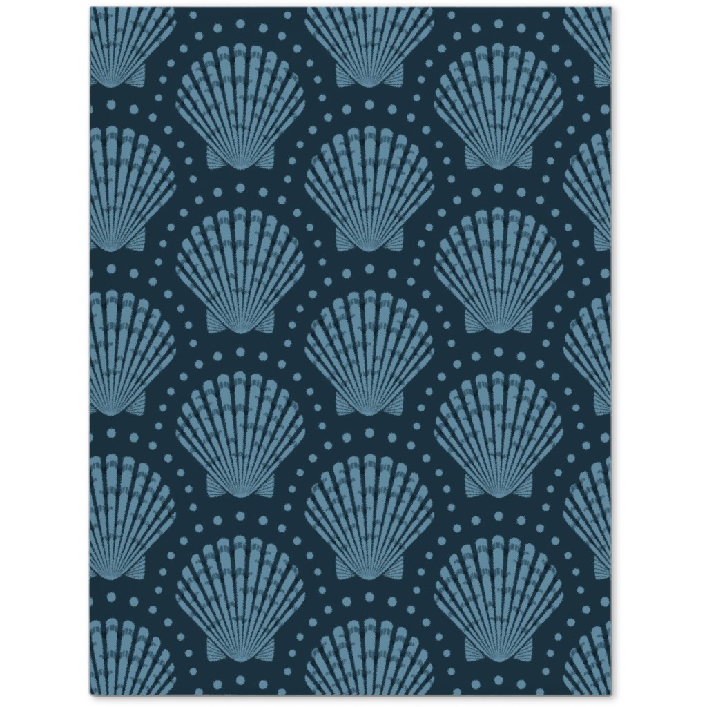Pretty Scallop Shells - Navy Blue Journal | Shutterfly