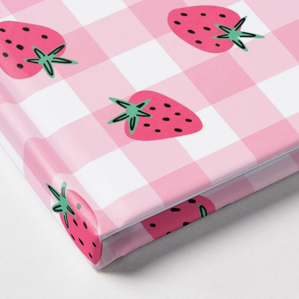 Summer Strawberry Gingham - Pink Journal | Shutterfly
