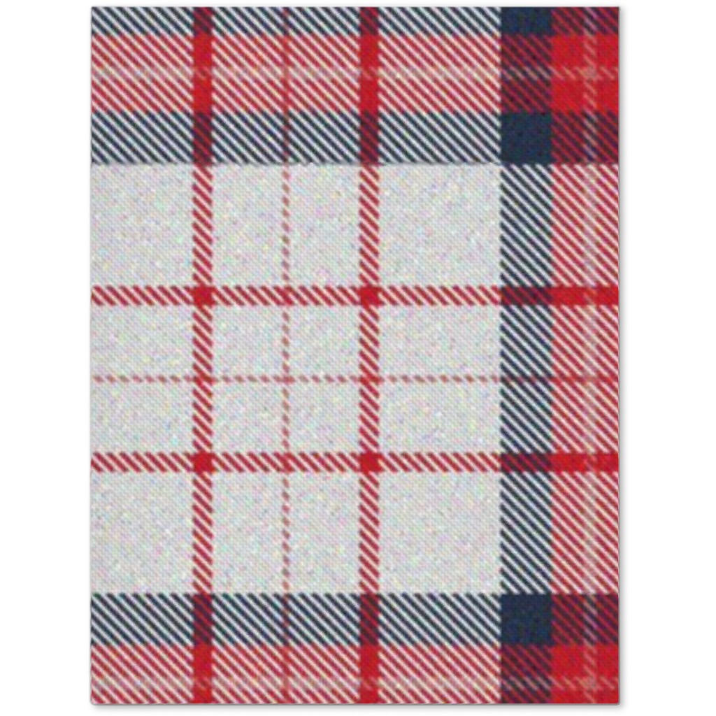 Red White and Blue Plaid Journal | Shutterfly