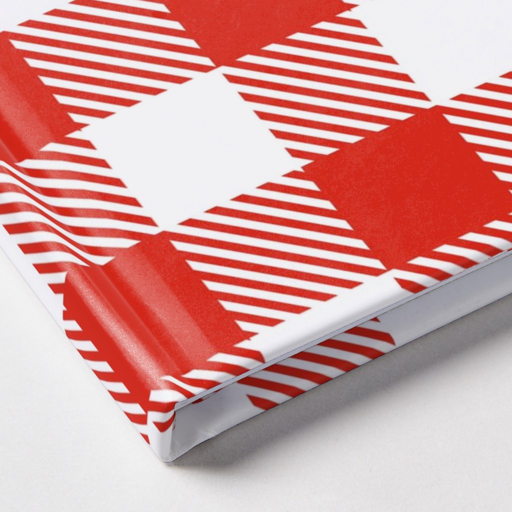 Red Gingham Pattern Journal | Shutterfly
