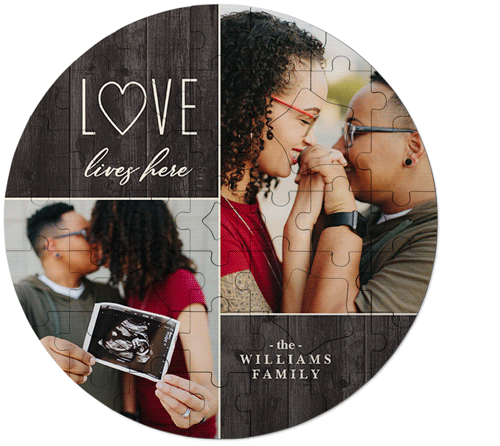 Rustic Heart Outline Keepsake Puzzle by Shutterfly | Shutterfly