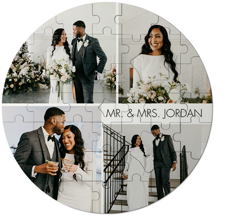Modern Gallery Of Four Keepsake Puzzle by Shutterfly | Shutterfly
