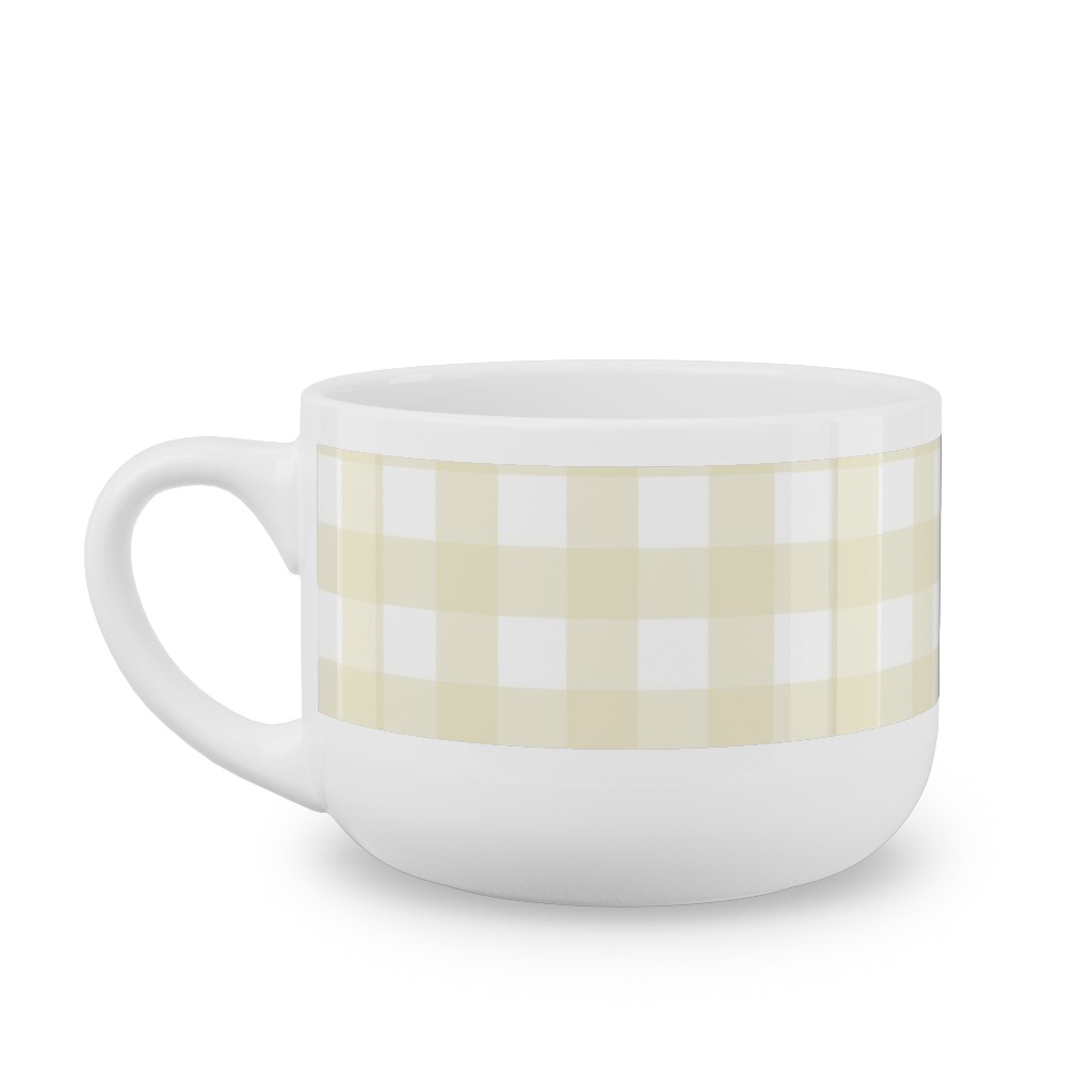 Gingham Check Latte Mug | Shutterfly