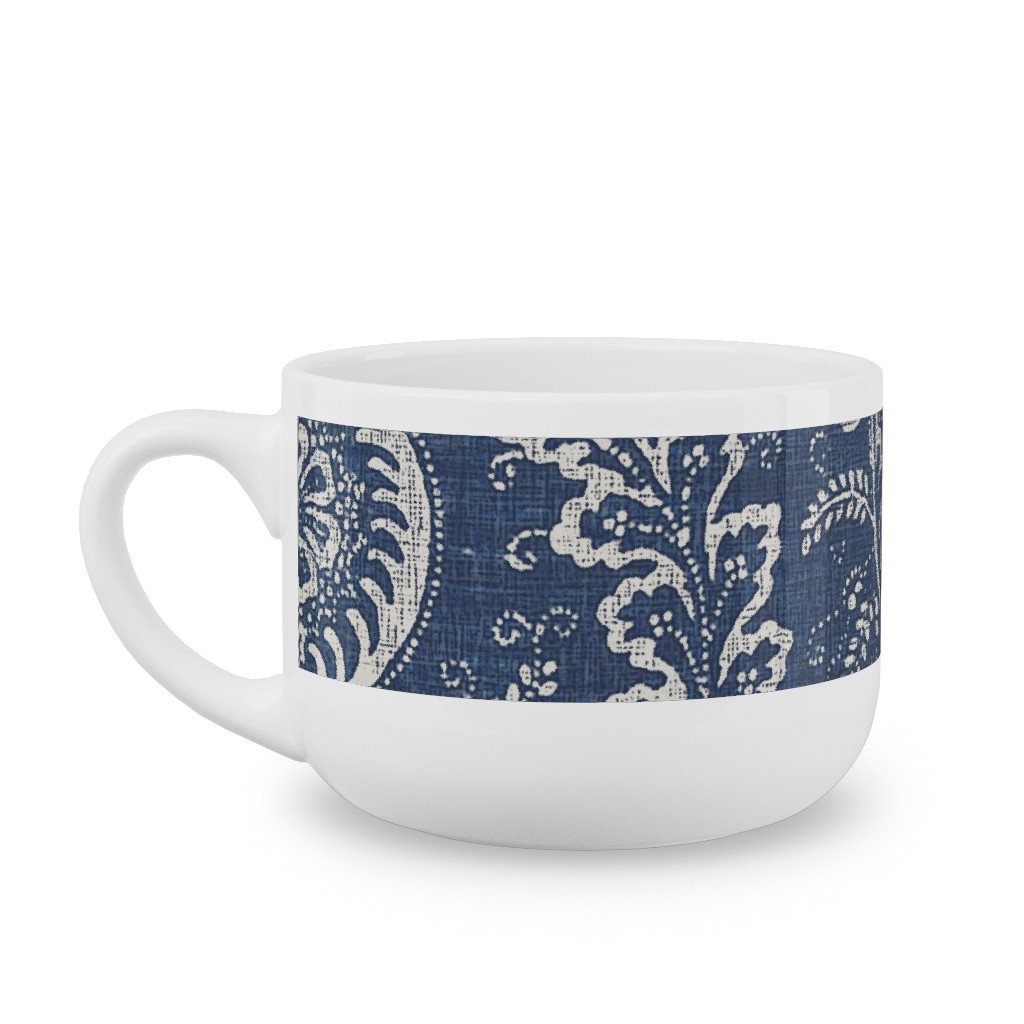 Antibes Batik - Blue Latte Mug | Shutterfly