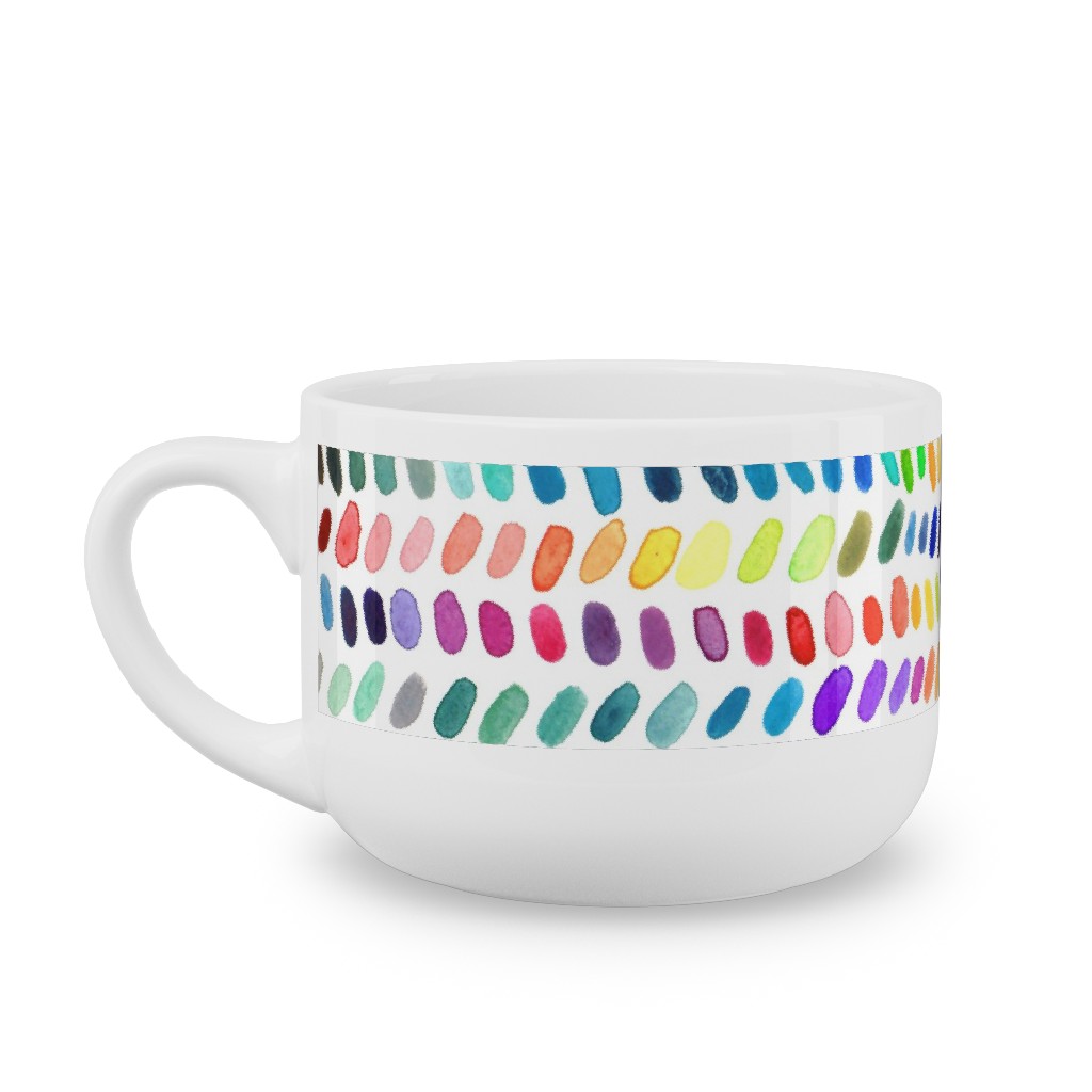 Rainbow Dash Rows - Multi Latte Mug | Shutterfly