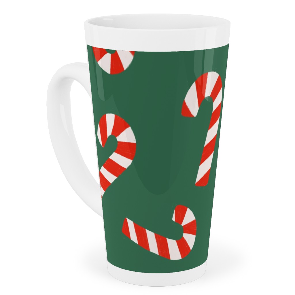 Candy Cane Pattern Tall Latte Mug Shutterfly