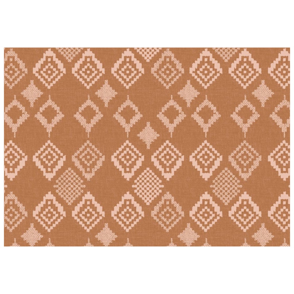 Boho Fair Isle - Rust Tall Latte Mug | Shutterfly