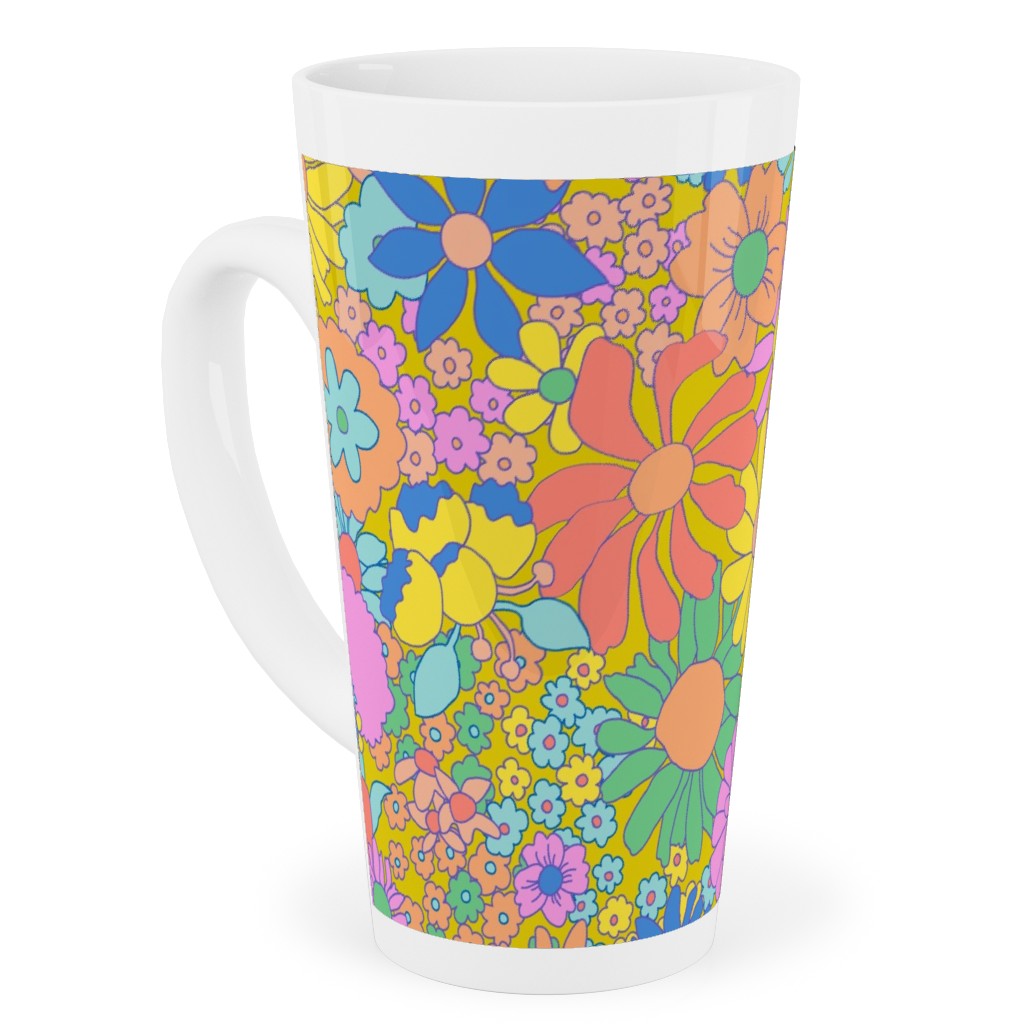 Groovy Meadow - Multi Tall Latte Mug | Shutterfly