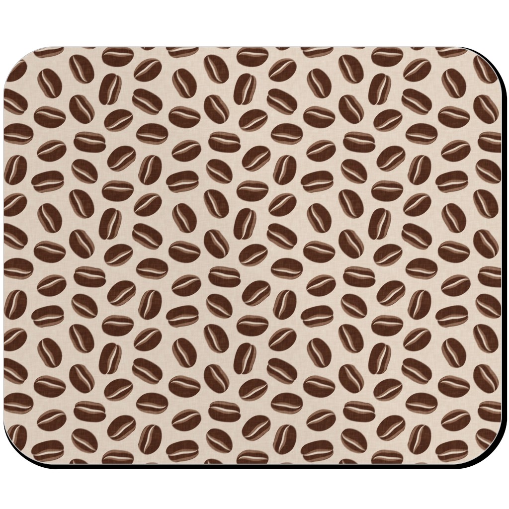 Coffee Beans - Coffee House - Beige Mouse Pad | Shutterfly