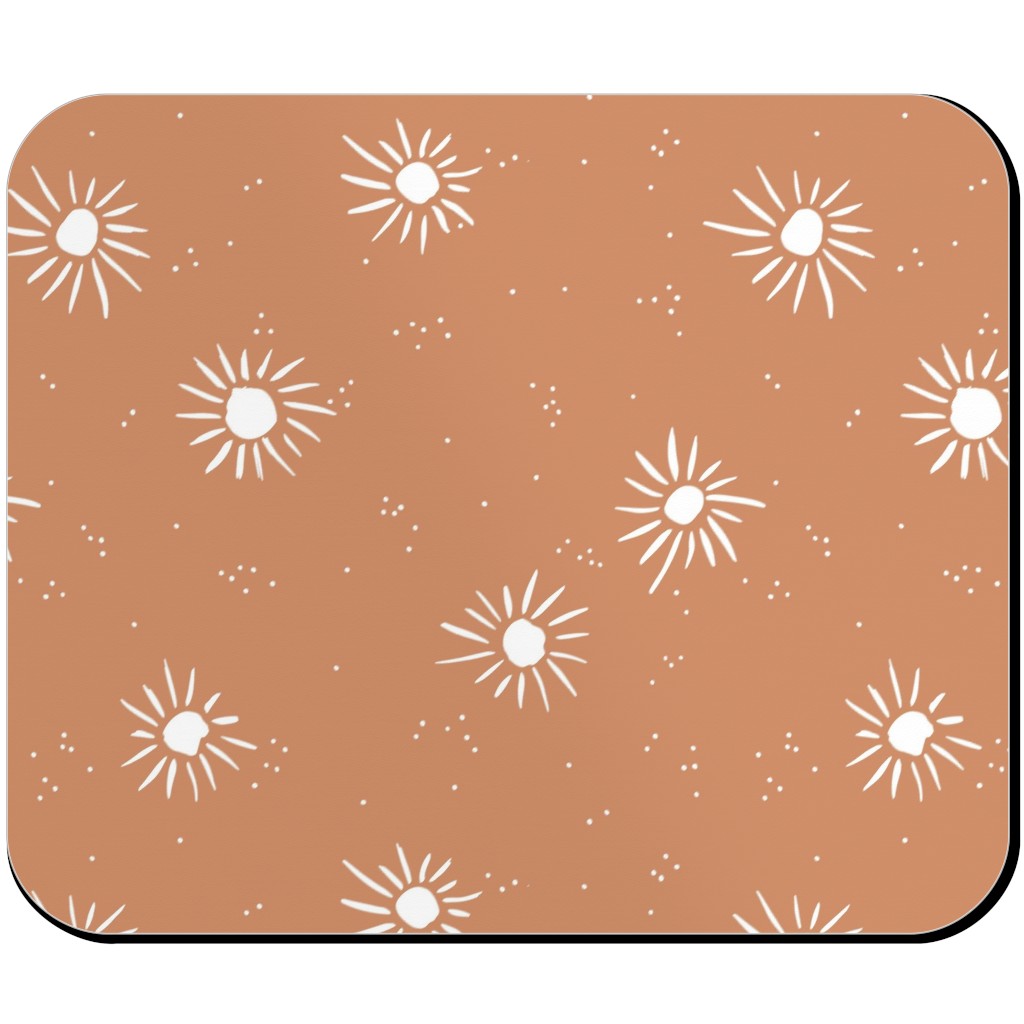 Seventies Retro Style Sunshine Mouse Pad | Shutterfly