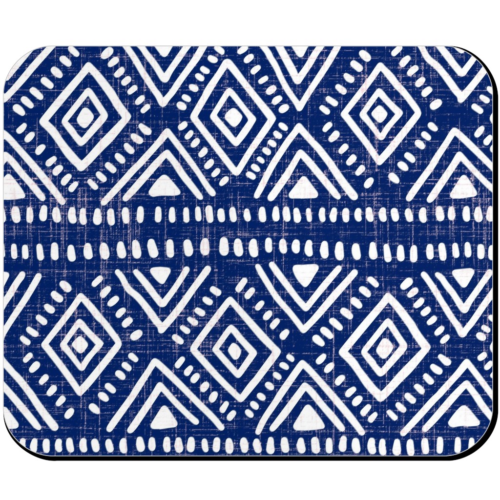 Abstract Diamonds - Navy Mouse Pad | Shutterfly