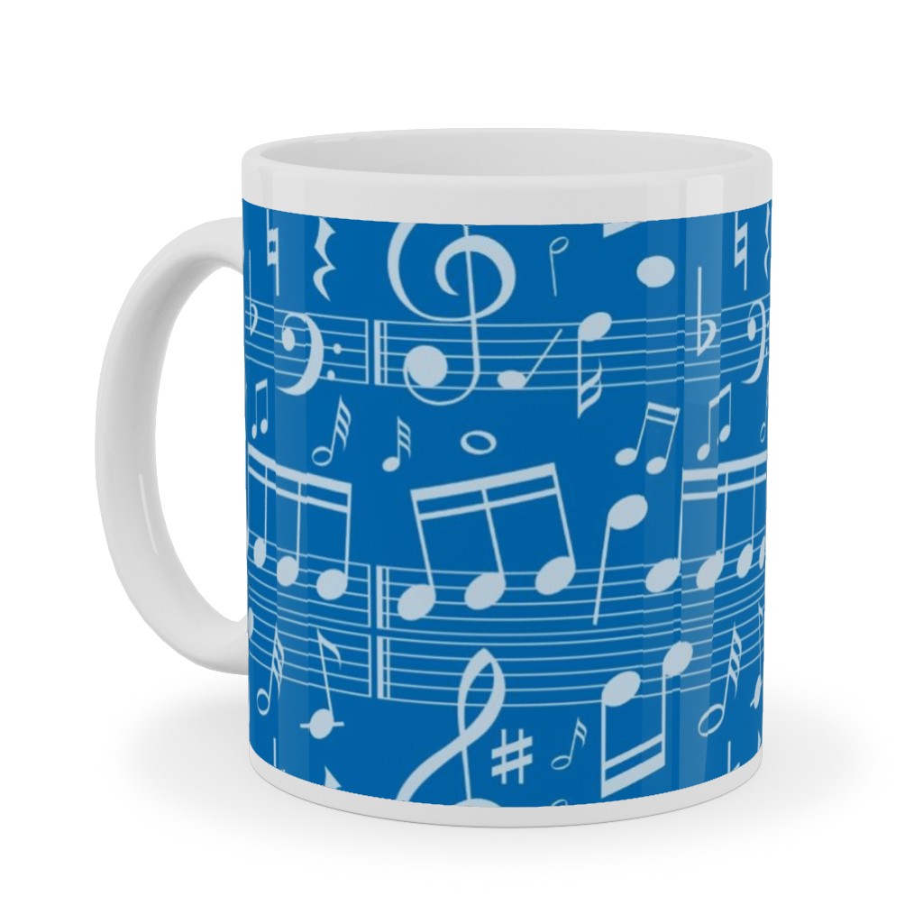 Music Notes - Blue Notebook | Shutterfly