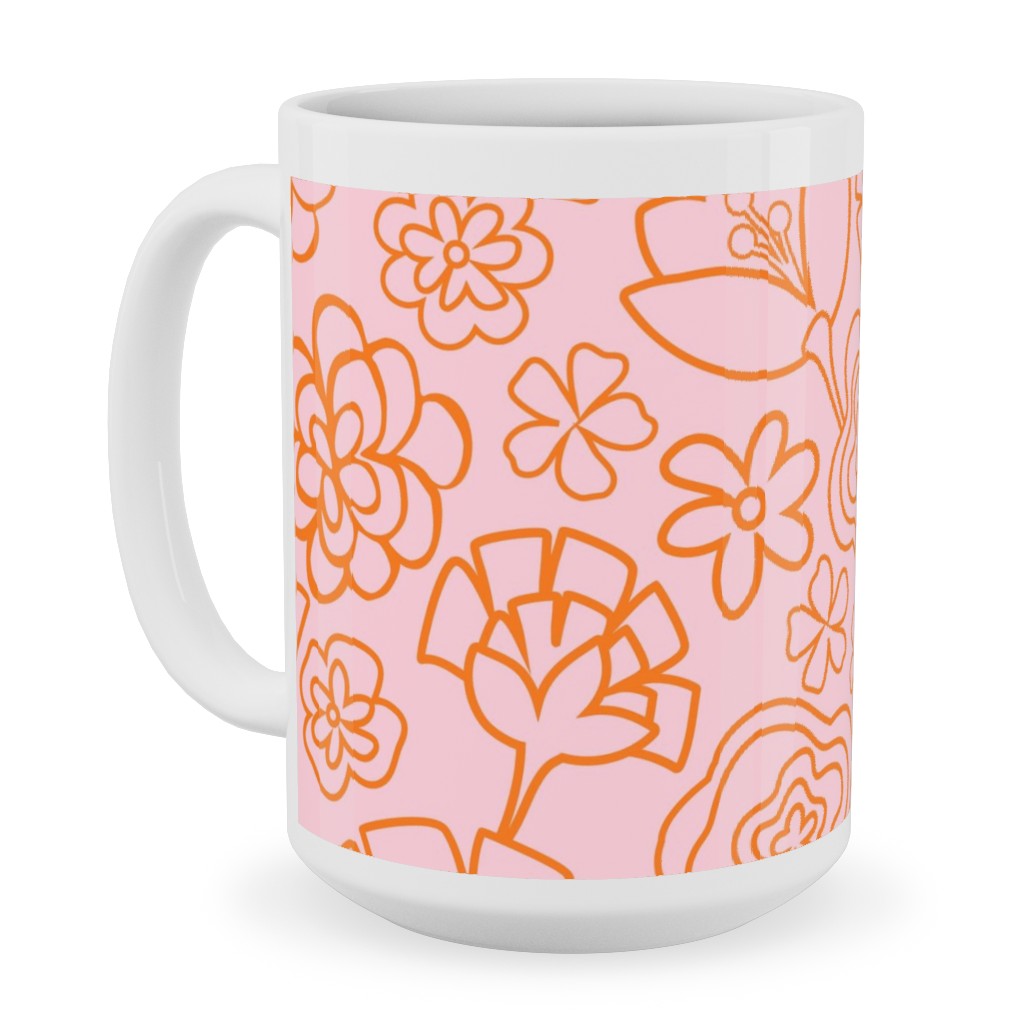 Flower Confetti - Pink Ceramic Mug | Shutterfly