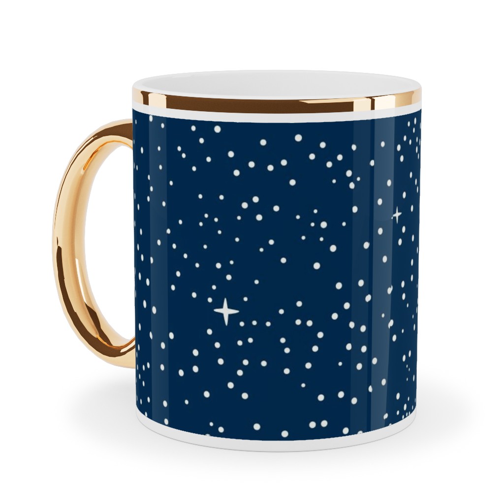 Tiny Stars in Space - Dark Blue Stainless Tumbler with Straw | Shutterfly