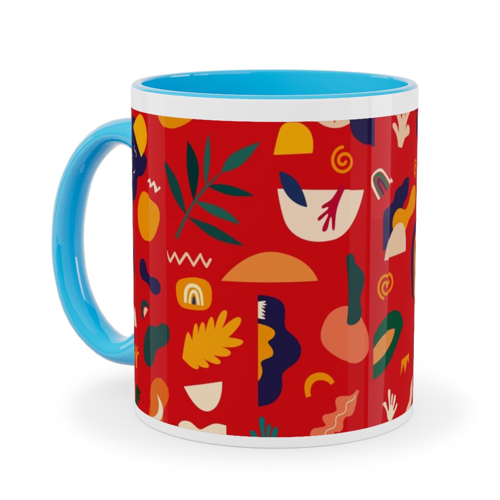 Seamless Pattern - Red Ceramic Mug | Shutterfly