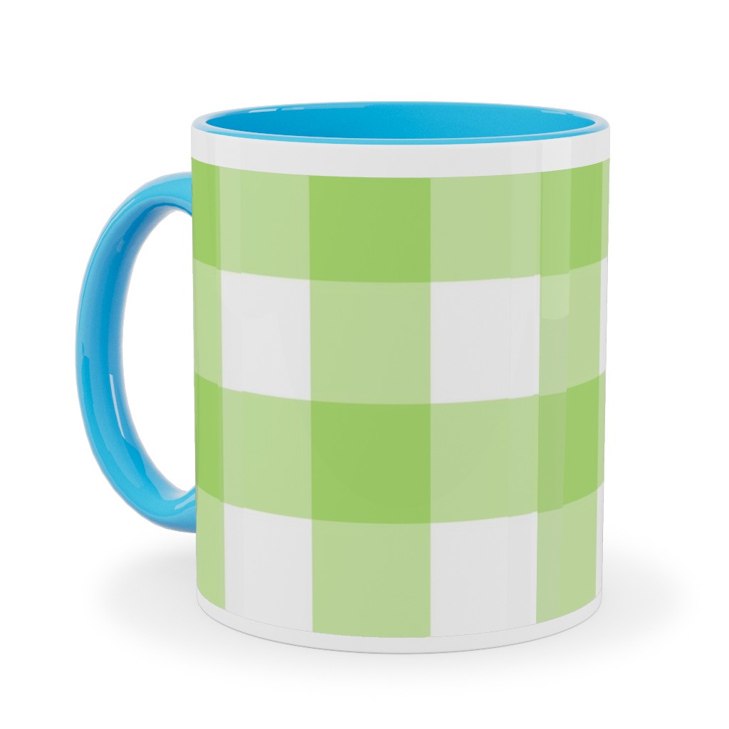 Gingham Checks Ceramic Mug | Shutterfly