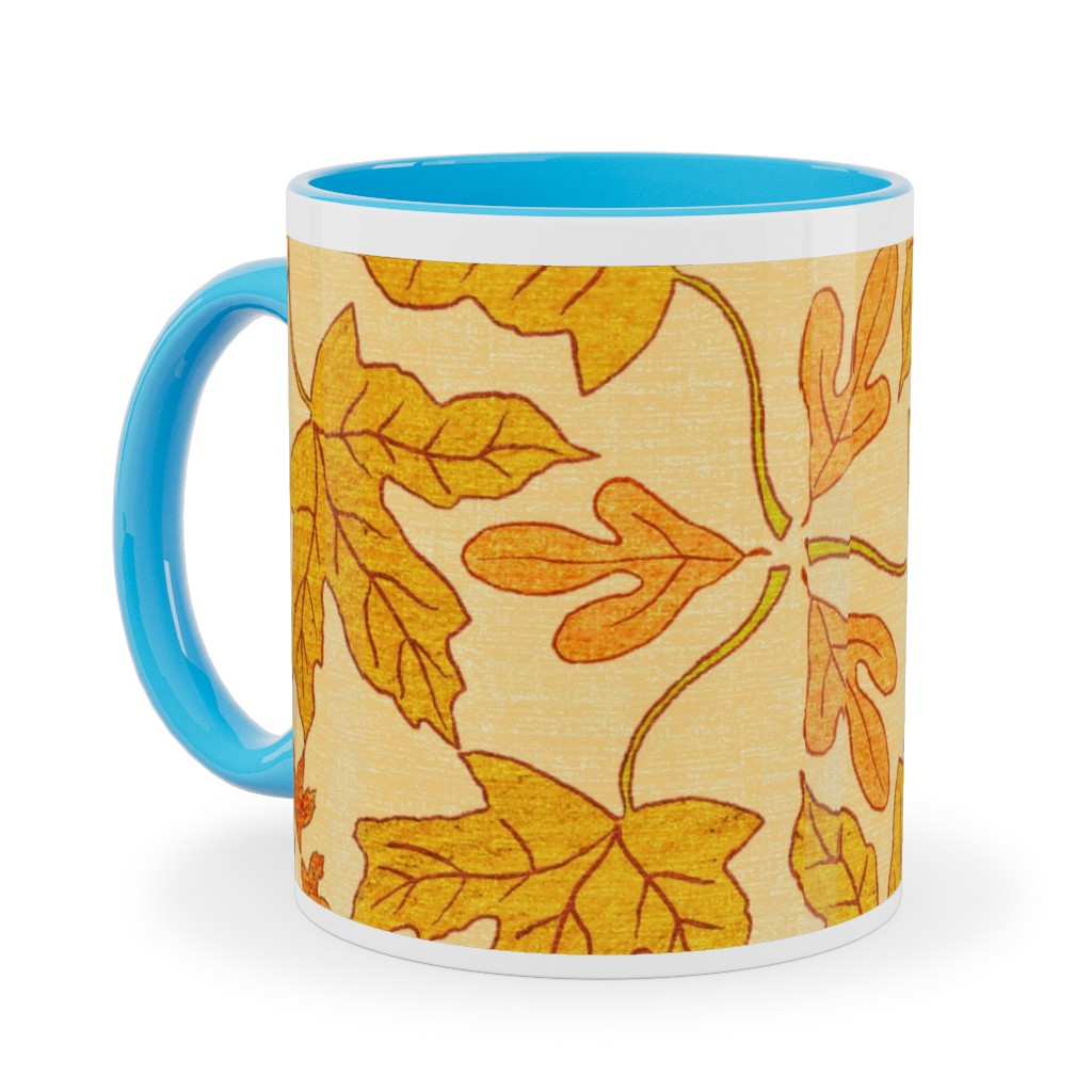 Autumn Leaf Kaleidoscope Ceramic Mug | Shutterfly