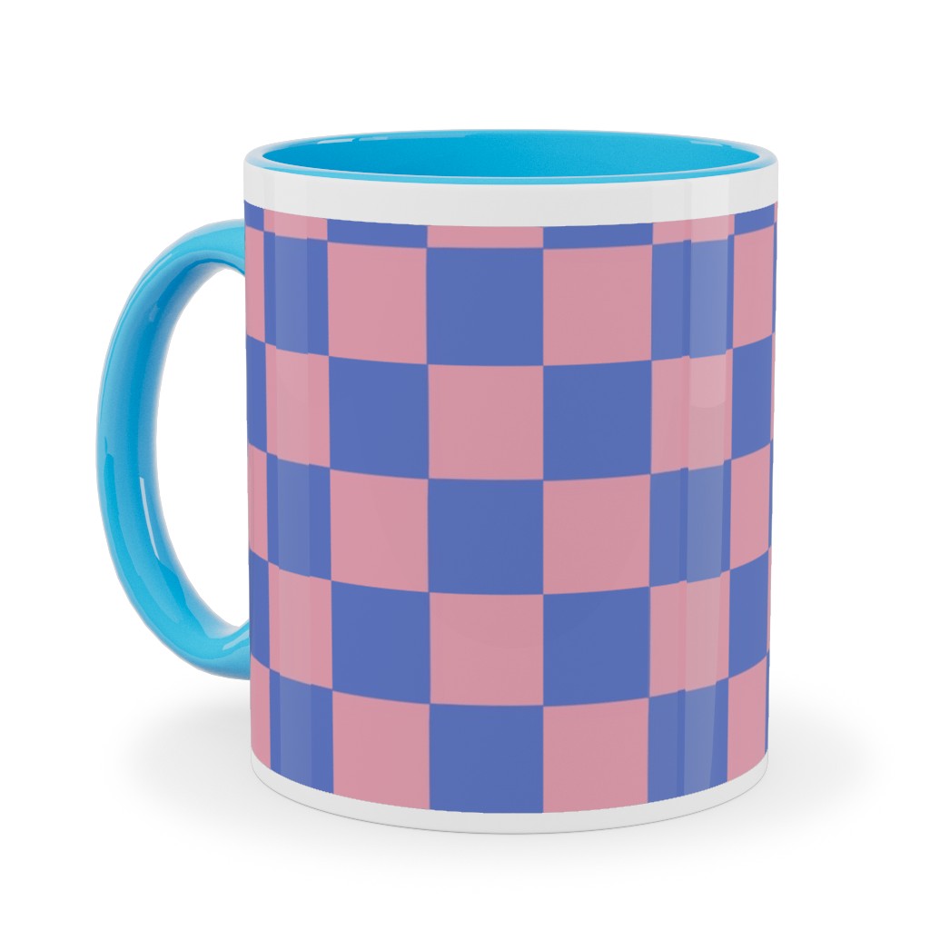 Fun Checkers - Pink and Purple Ceramic Mug | Shutterfly
