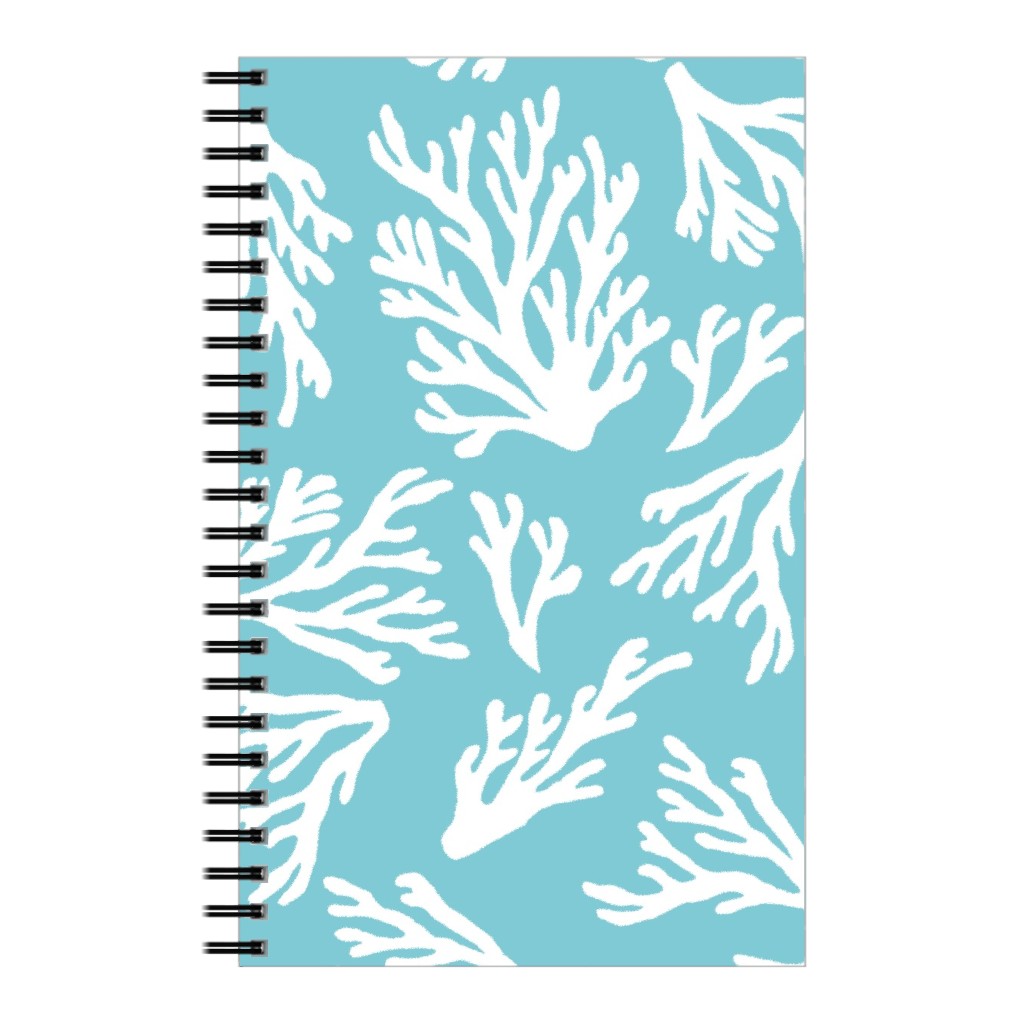 Coral - Turquoise Notebook | Shutterfly