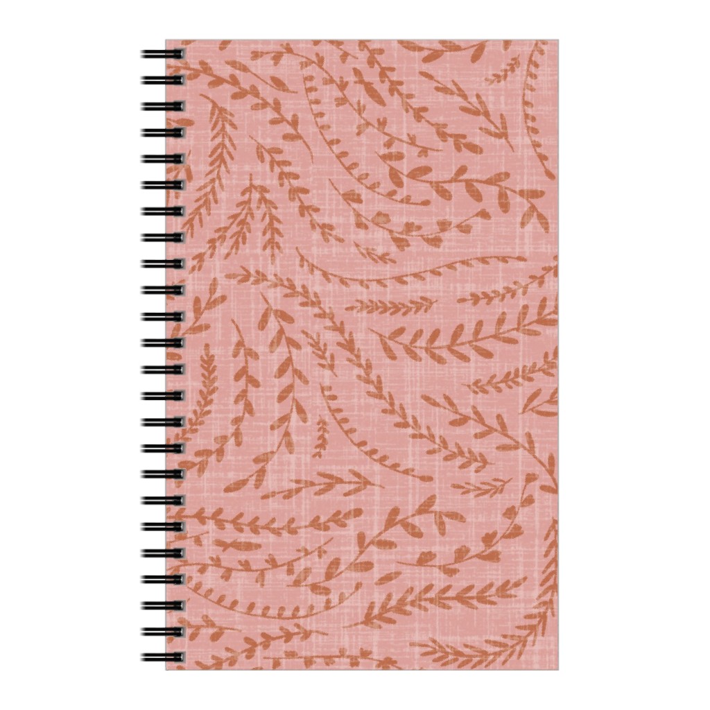 Notion - Fine Floral - Pink and Rust Notebook | Shutterfly