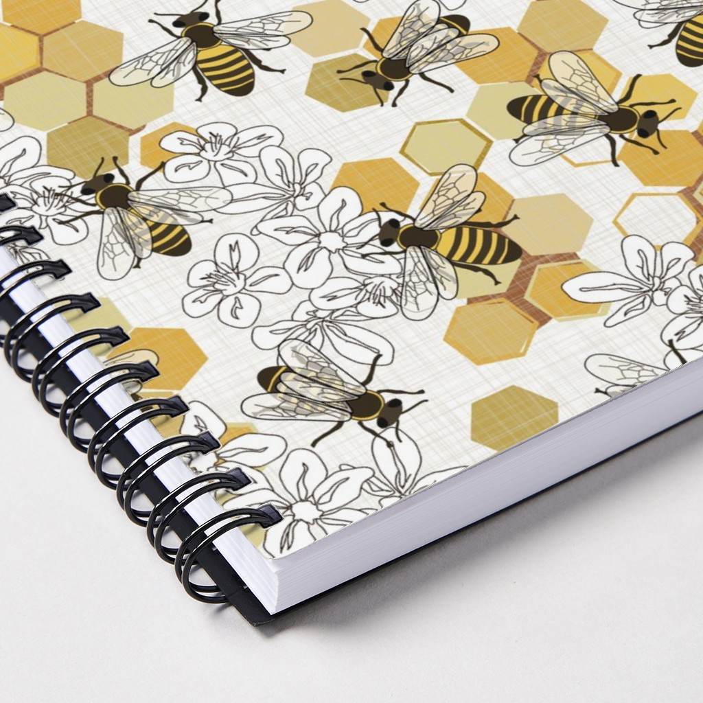 Save the Honey Bees - Yellow Notebook | Shutterfly