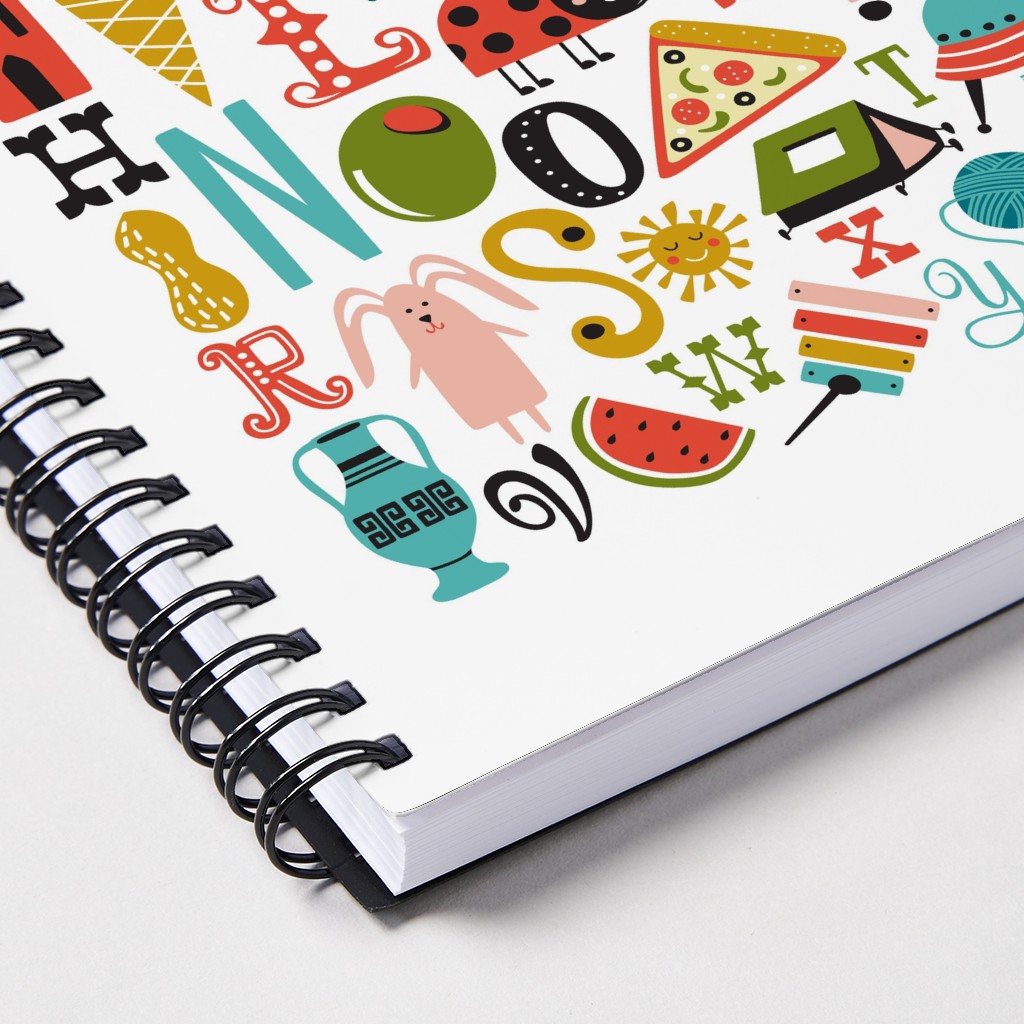 Abc's - Illustrated Alphabet - Multi Notebook | Shutterfly