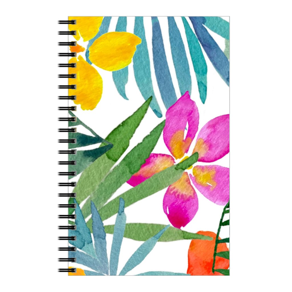 Watercolor Tropical Vibes Notebook | Shutterfly