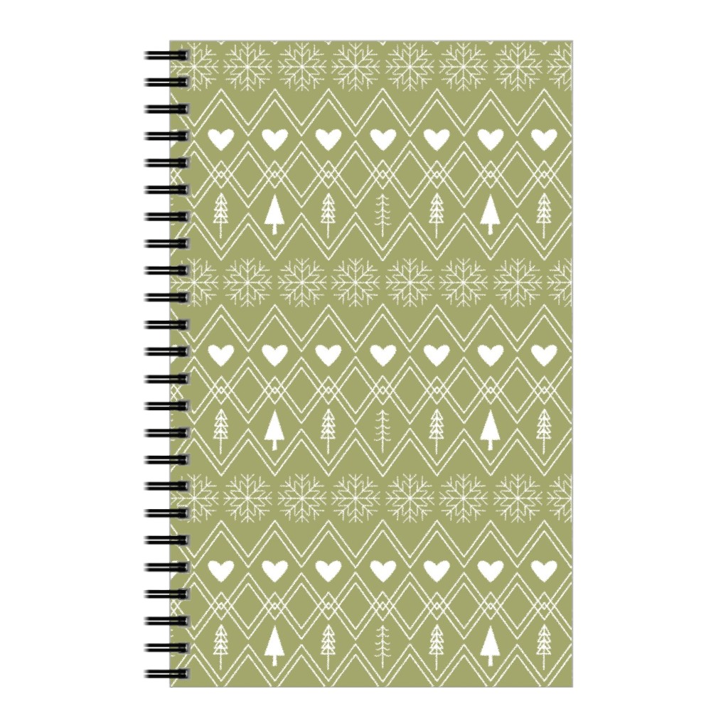 Fair Isle - Green Notebook | Shutterfly