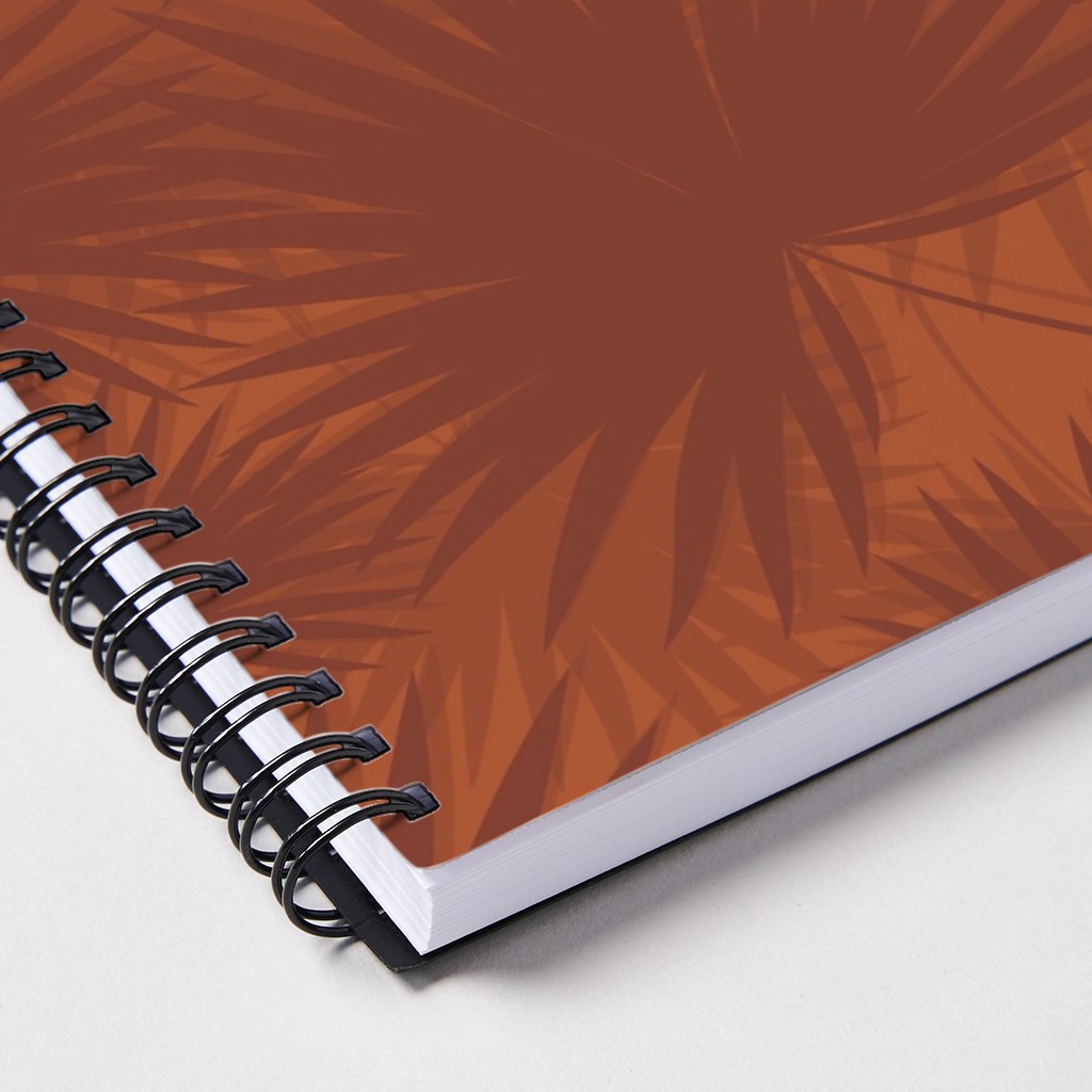 Sabal Palm Toss - Rust Notebook | Shutterfly