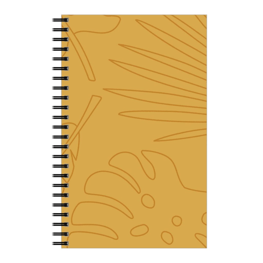 Tropical Leaves - Gold Notebook | Shutterfly