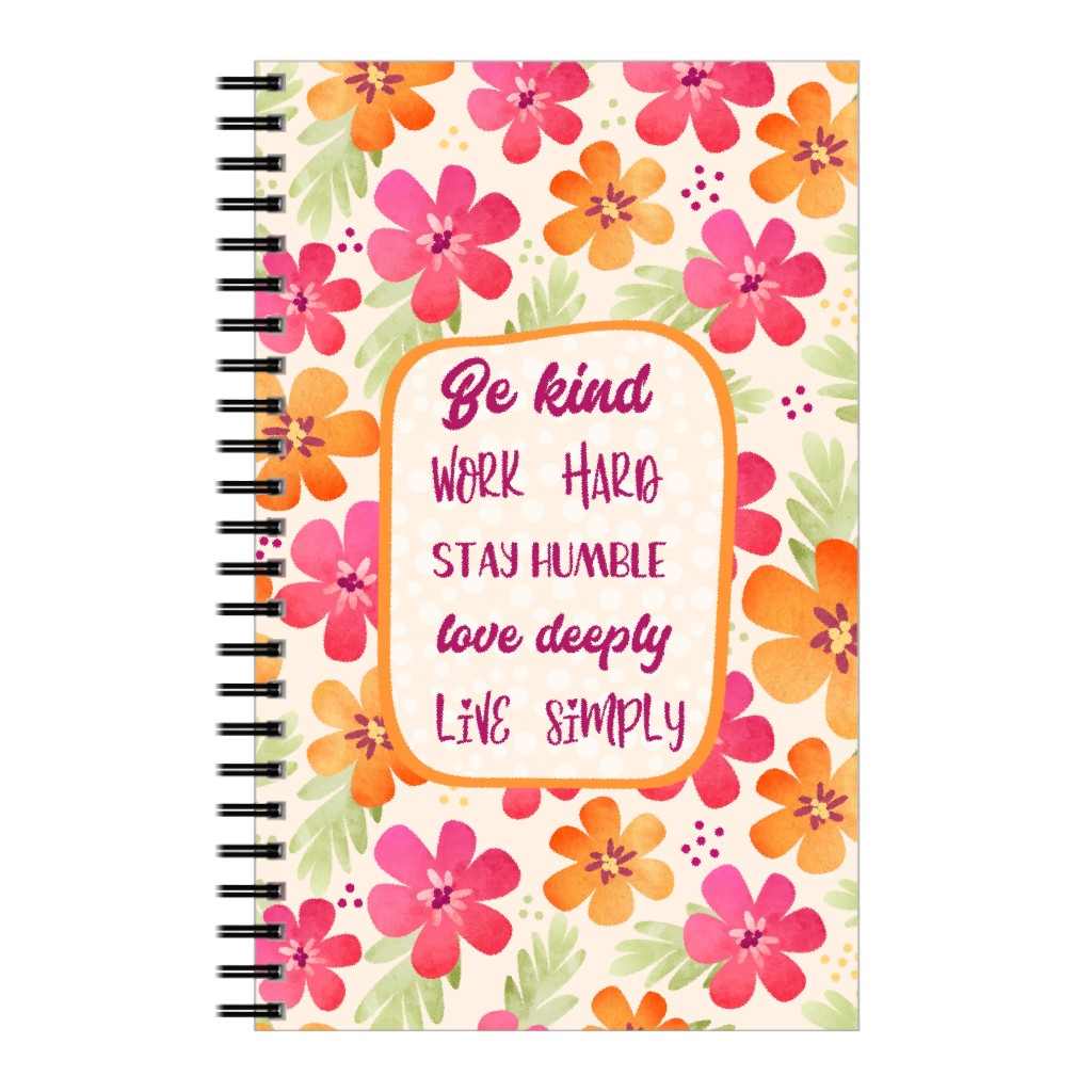 Be Kind, Work Hard - Multi Warm Notebook | Shutterfly