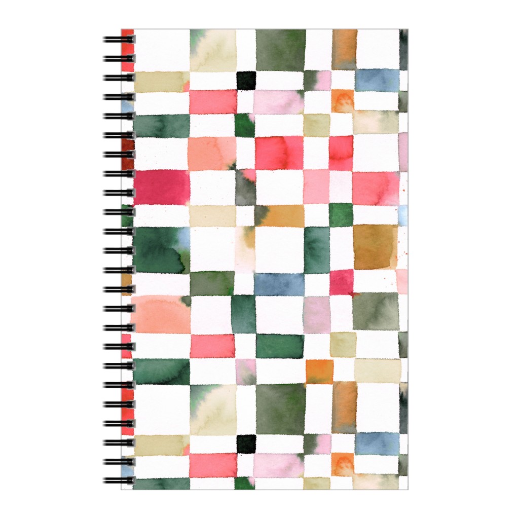 Watercolor Checker - Multi Notebook | Shutterfly
