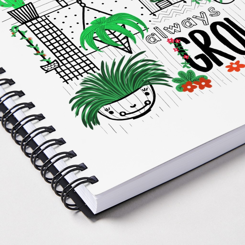 Grow Indoor Plants - Green Notebook | Shutterfly