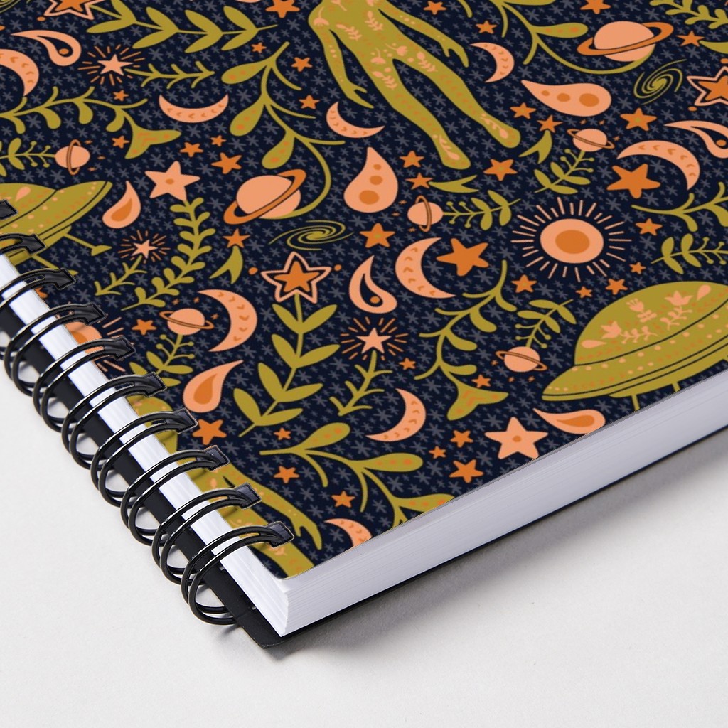 Folk Art Alien Notebook | Shutterfly