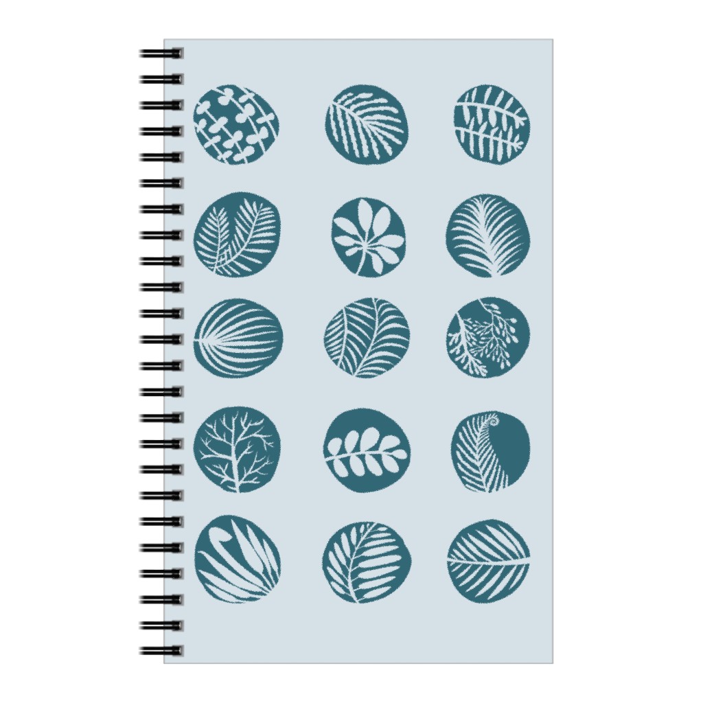 Barely Blue Floral Notebook | Shutterfly