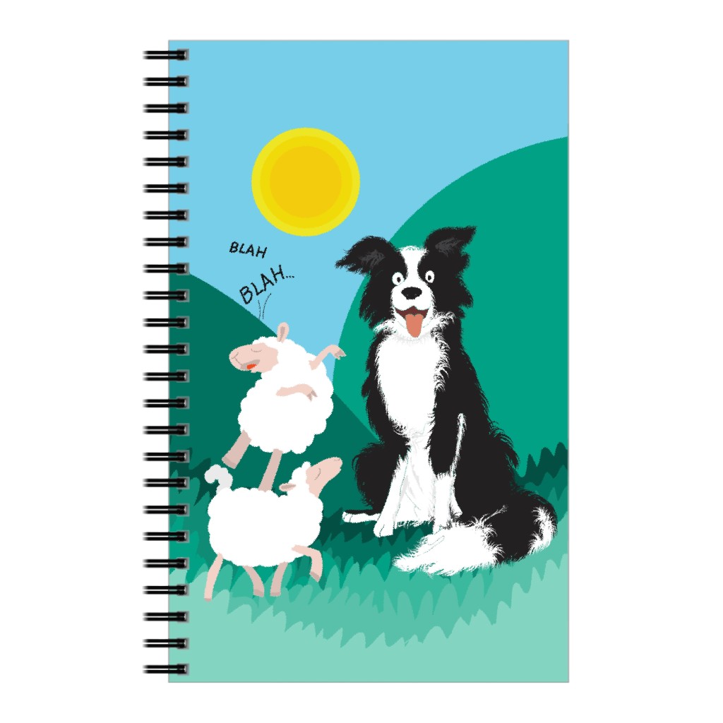 Border Collie and Sheep - Multi Notebook | Shutterfly