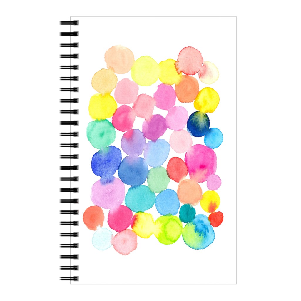 Watercolor Circles Notebook | Shutterfly