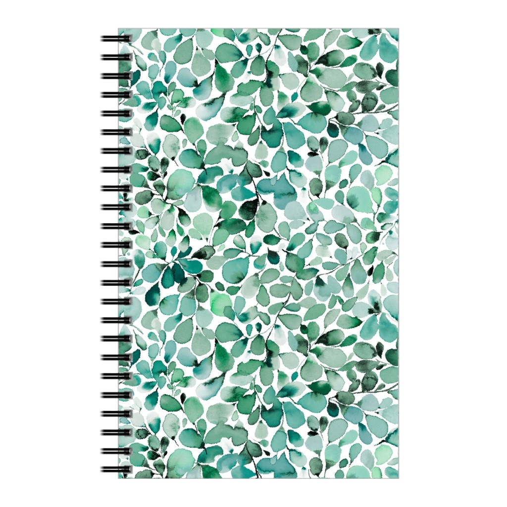 Little Leaves Eucalyptus Foliage - Green Notebook | Shutterfly