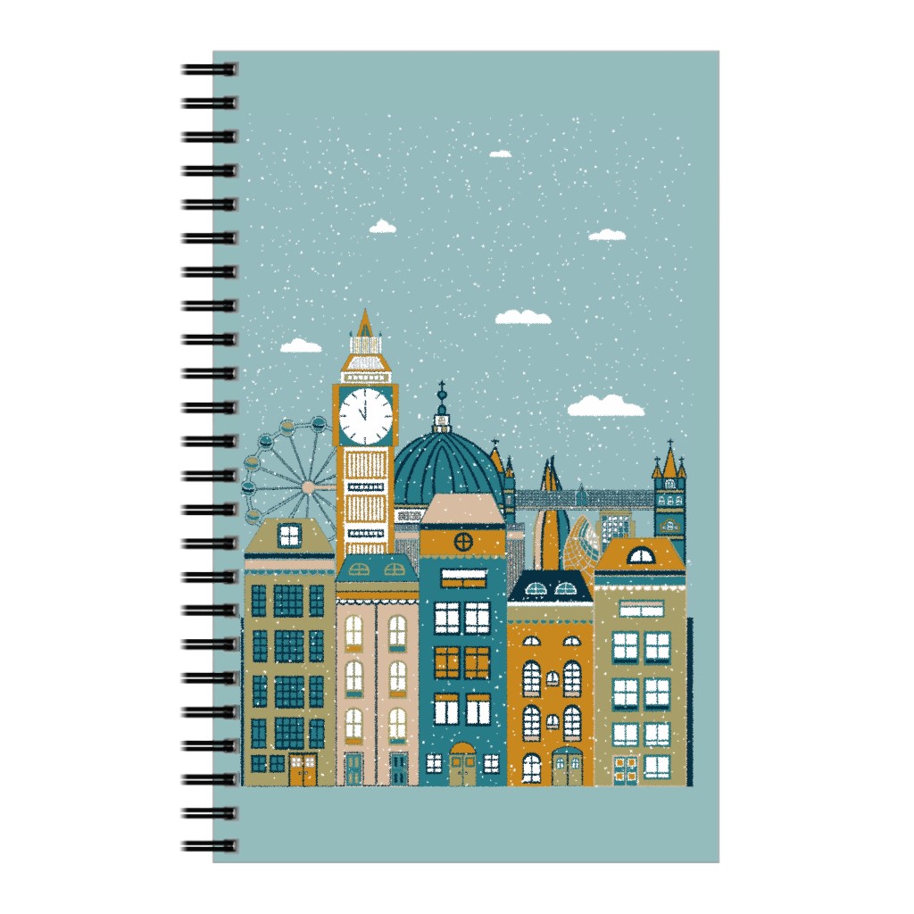 Pretty London Skyline Notebook | Shutterfly