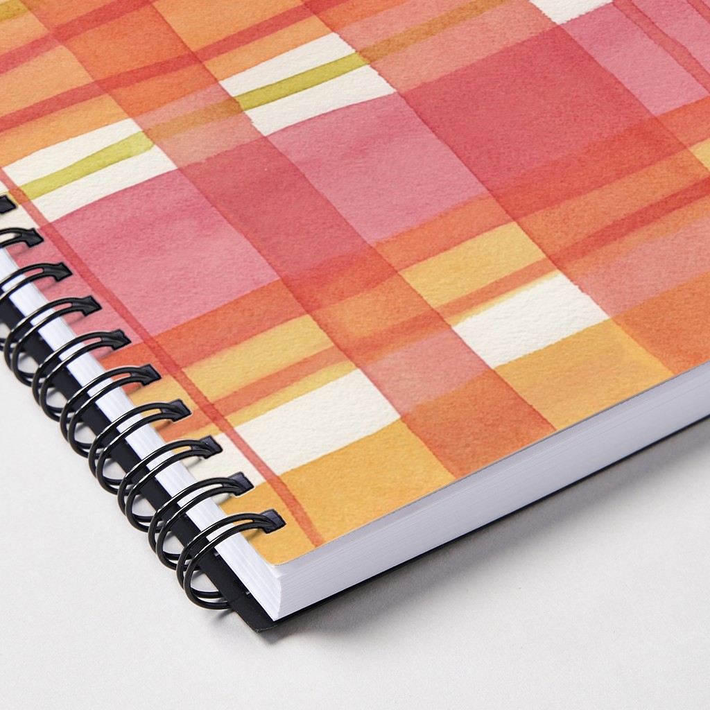 Summer Plaid Notebook | Shutterfly