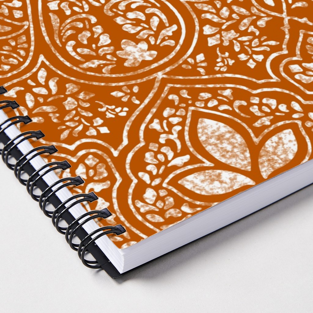 Rajkumari Batik - Spice and White Notebook | Shutterfly