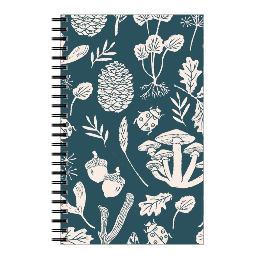 Nature Walk in Autumn - Blue and Cream Notebook | Shutterfly