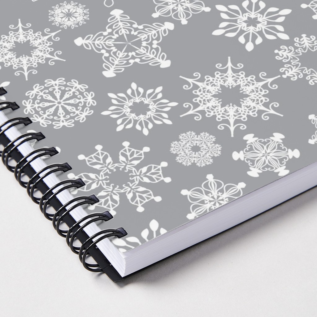 Snowflake Silver Notebook | Shutterfly