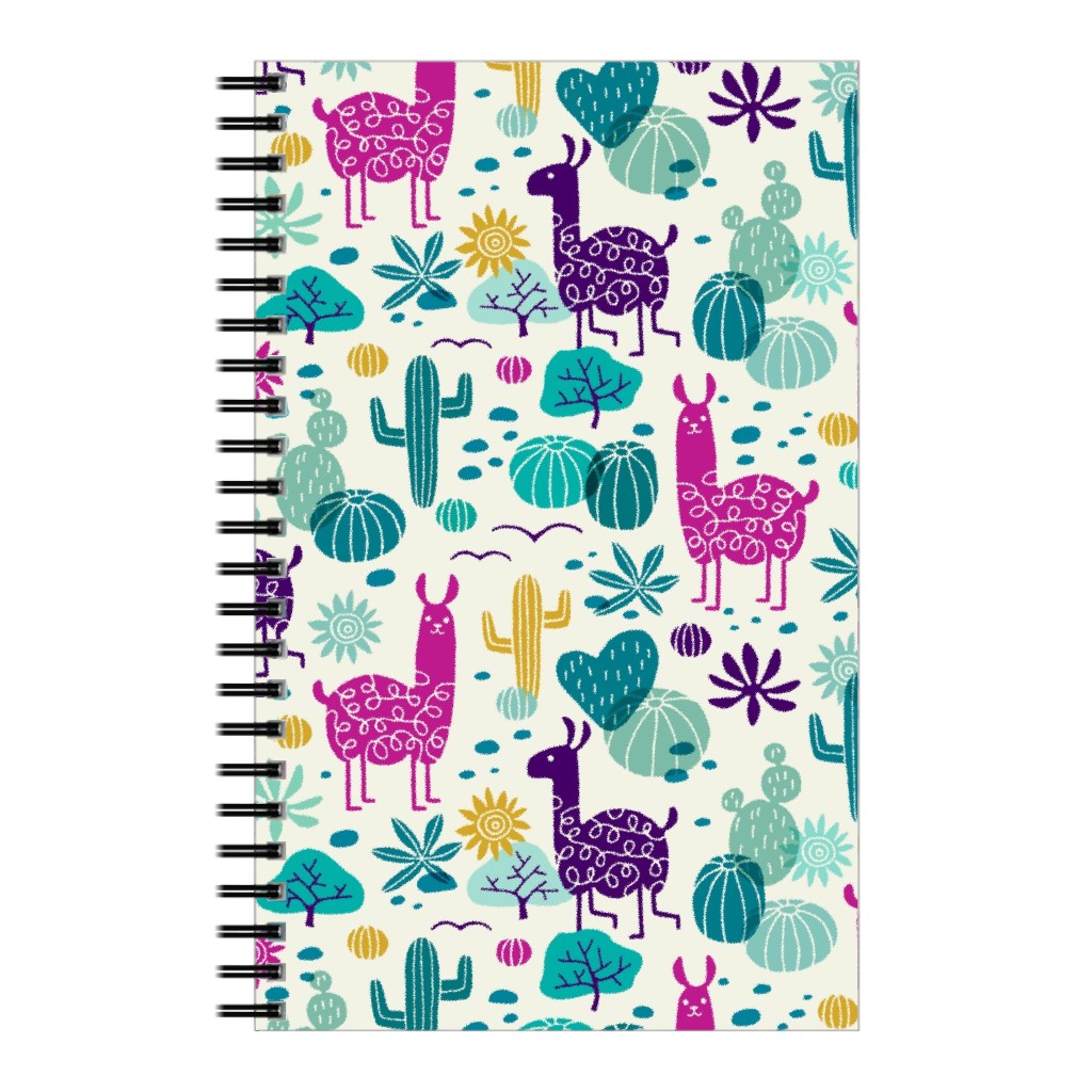 Llamas in the Desert - Multicolor Notebook | Shutterfly