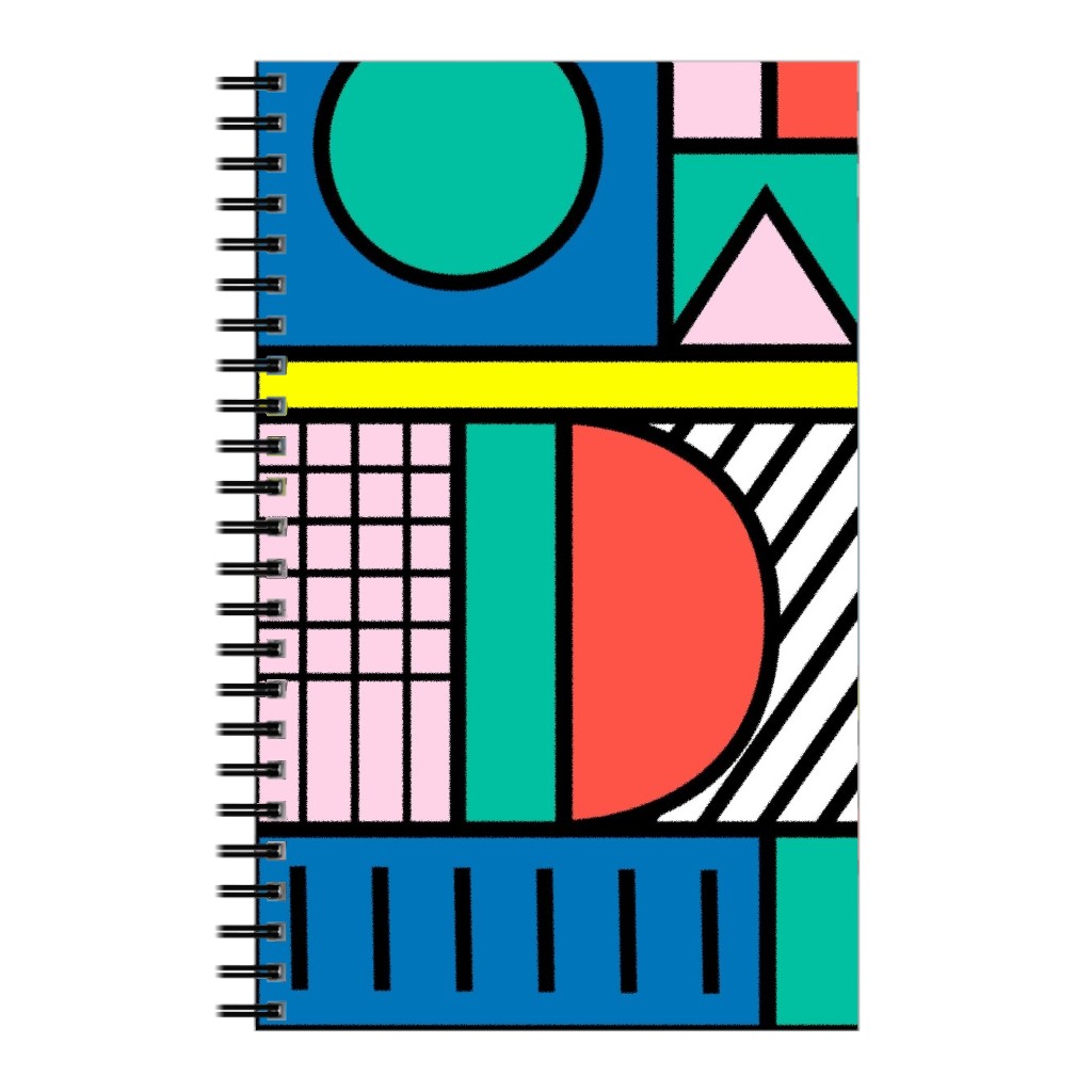 Memphis Color Block Notebook | Shutterfly