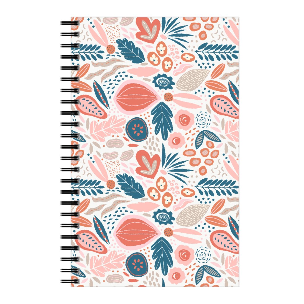 Pink & Teal Botanicals Notebook | Shutterfly