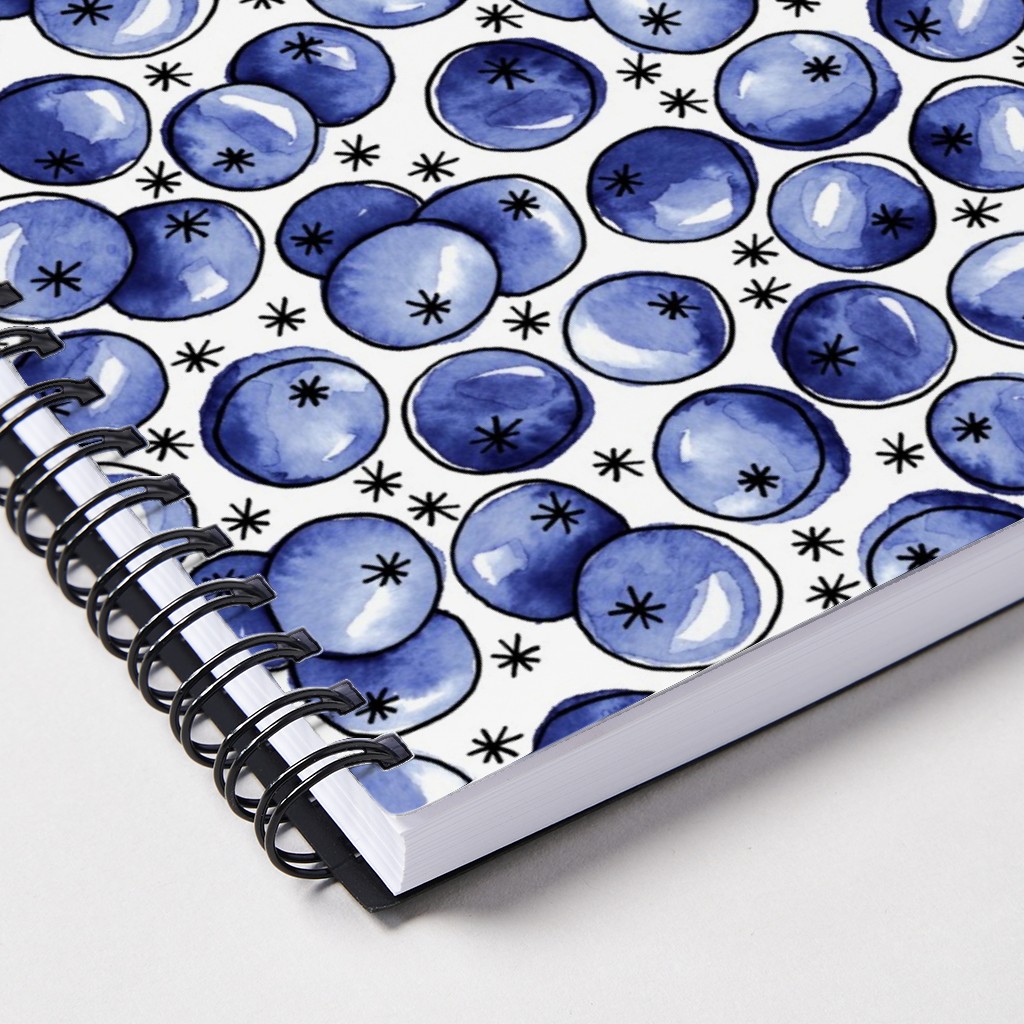 Watercolor Blueberries Notebook | Shutterfly