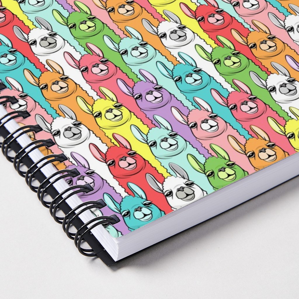 Rainbow Llamas - Multi Notebook | Shutterfly