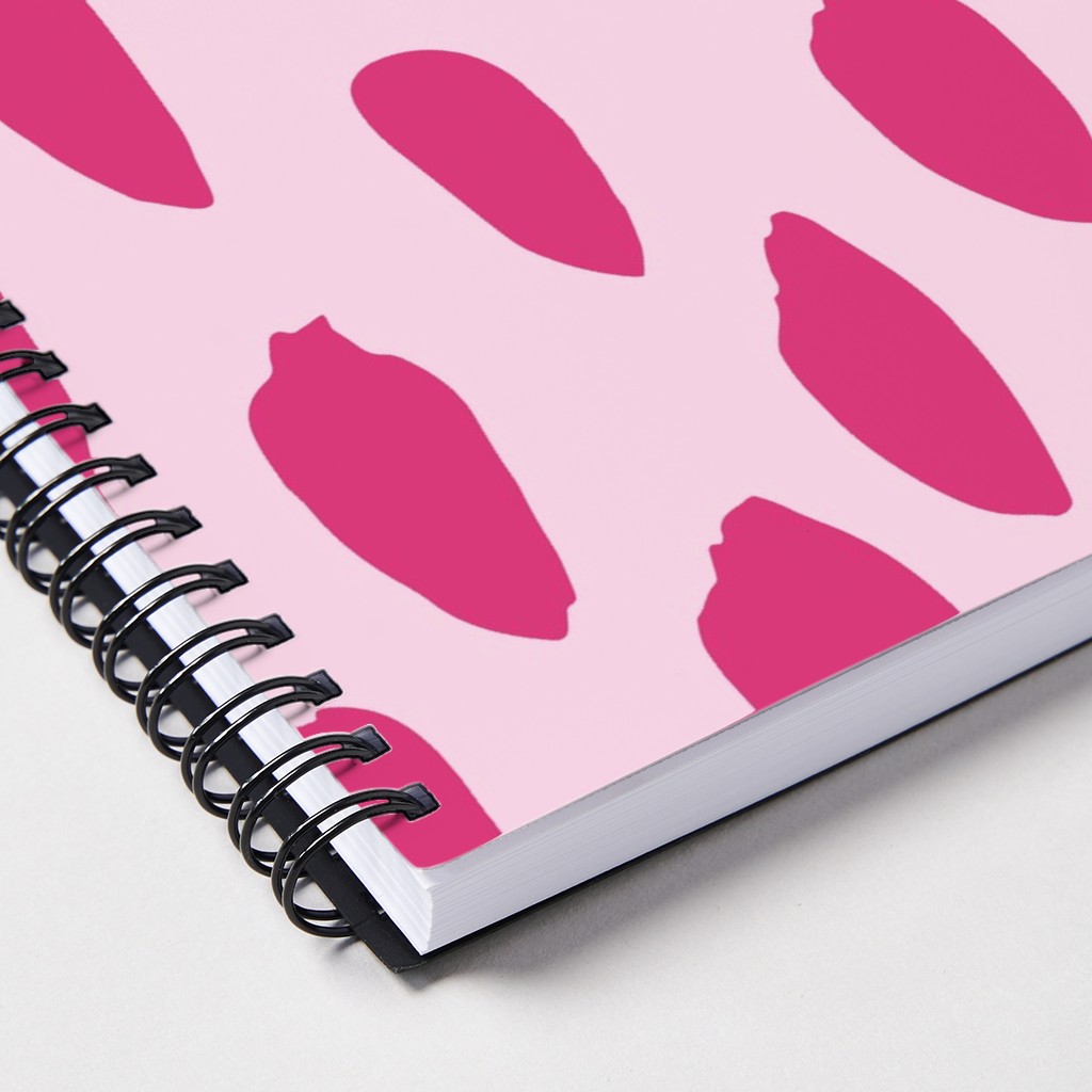 Brushstrokes - Fuchsia and Light Pink Notebook | Shutterfly